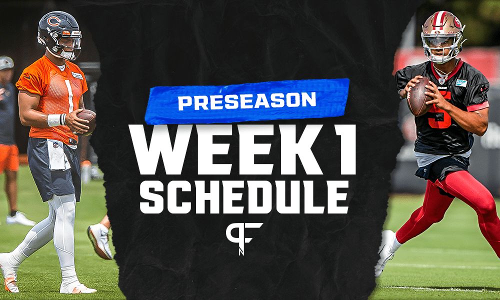 NFL Preseason Schedule Week 1: Justin Fields and Trey Lance set to ...