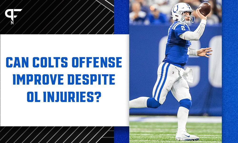 Can the Colts' offense improve despite offensive line injuries?