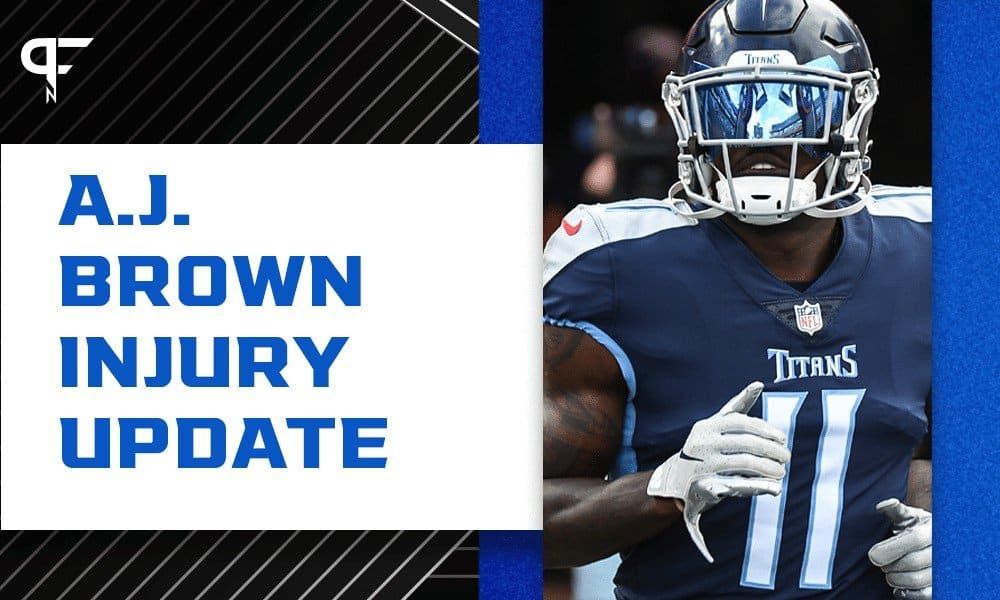 Will A.J. Brown play in Week 1? Fantasy analysis and injury update