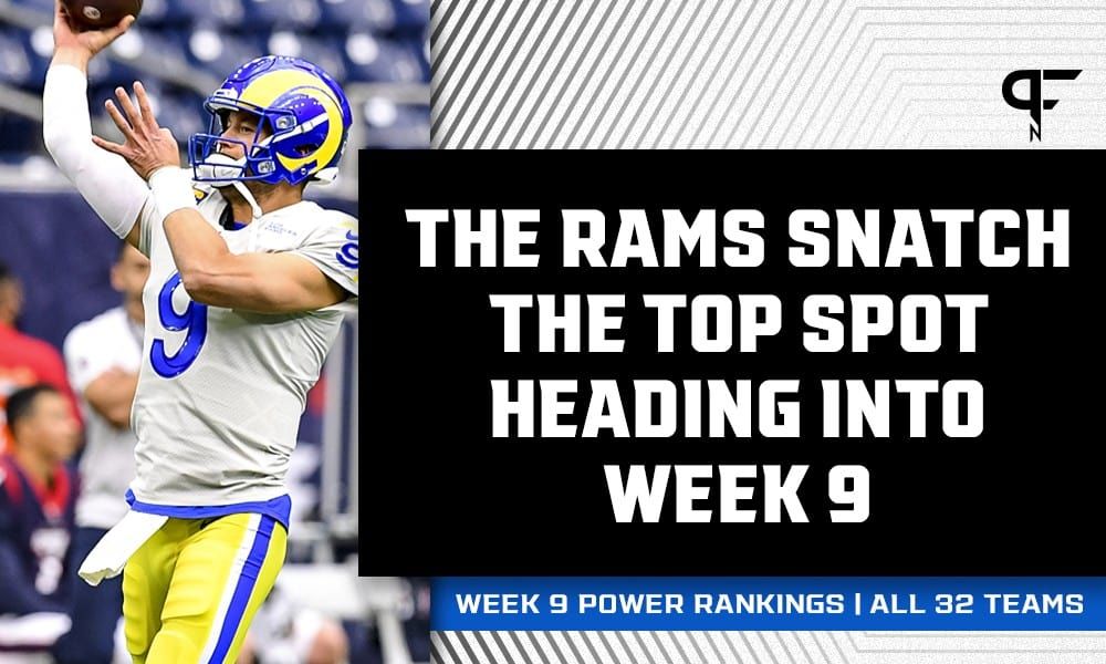 NFL Power Rankings Week 9: Rams climb to top spot, Browns tumble, and ...