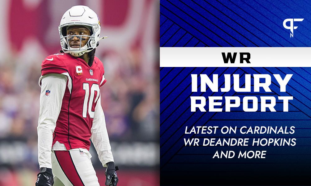 NFL WR Injury Report Week 6: DeAndre Hopkins, Terry McLaurin, Tyreek ...