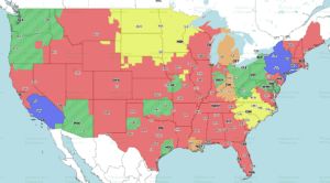 NFL Coverage Map Week 6: TV schedule for FOX, CBS broadcasts