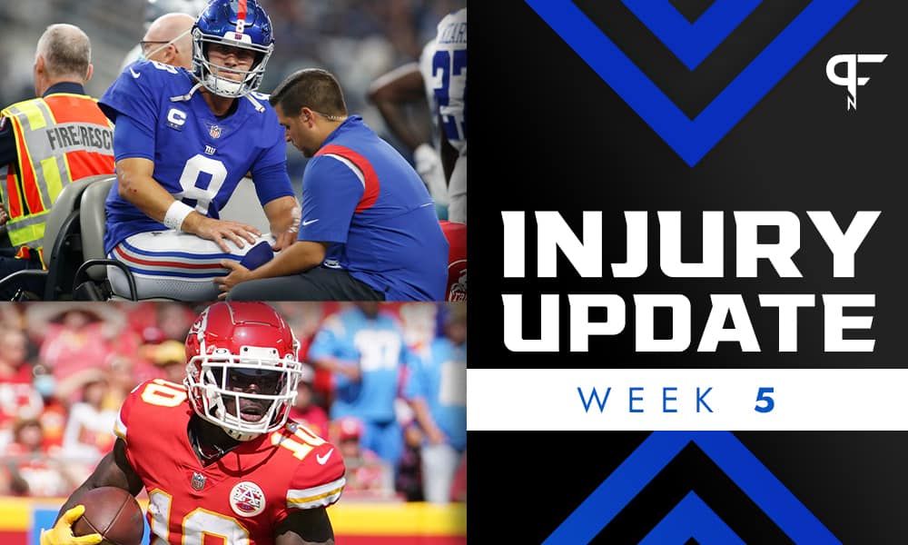 NFL Week 5 Injury Updates: The latest on Saquon Barkley, Tyreek Hill ...