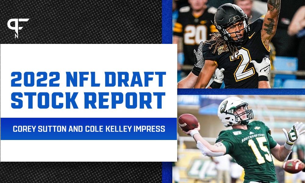 2022 NFL Draft Stock Report: Corey Sutton and Cole Kelley impress