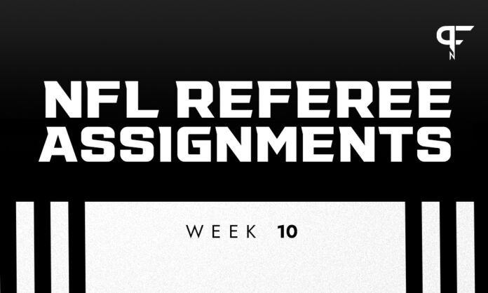 NFL Referee Assignments Week 10: Refs assigned for each game this week