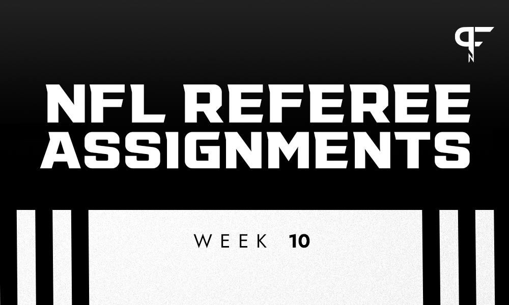 NFL Referee Assignments Week 10: Refs assigned for each game this week