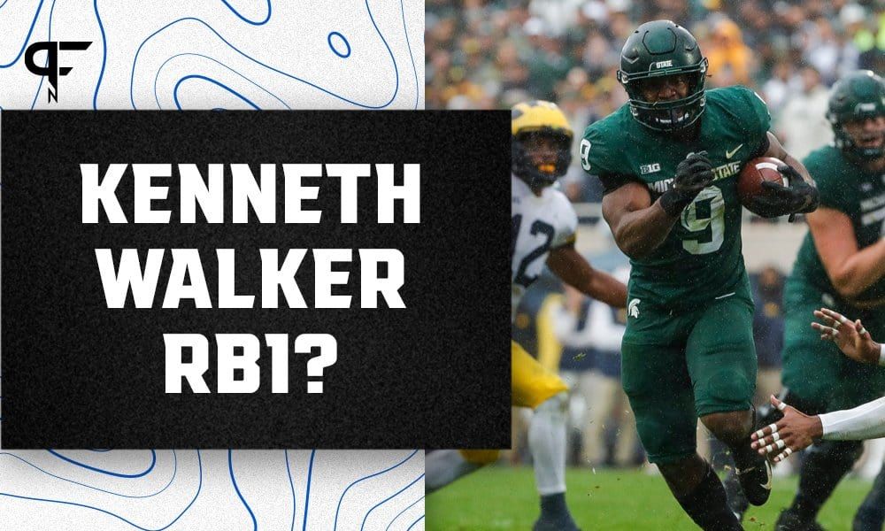 Michigan State's Kenneth Walker in the running for RB1 in 2022 NFL Draft?