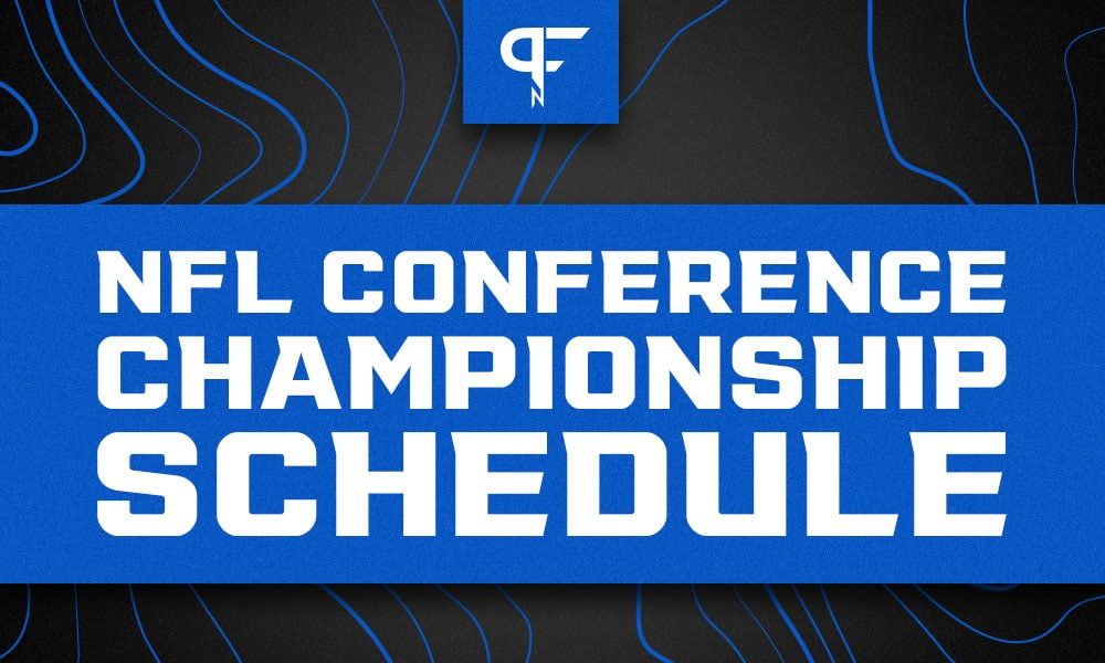 NFL Schedule for Conference Championship Games: Dates, times, TV ...