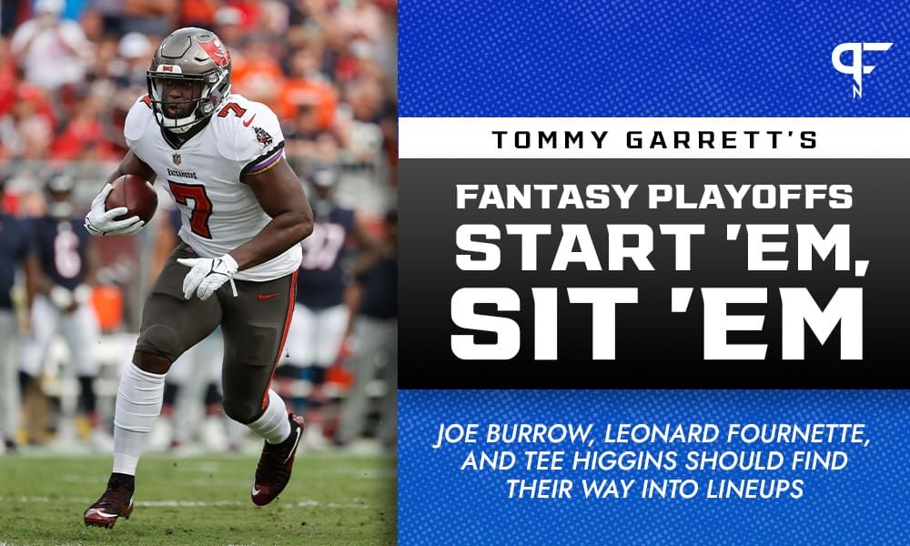 Start 'Em Sit 'Em NFL Fantasy Playoffs: Joe Burrow, Leonard Fournette ...