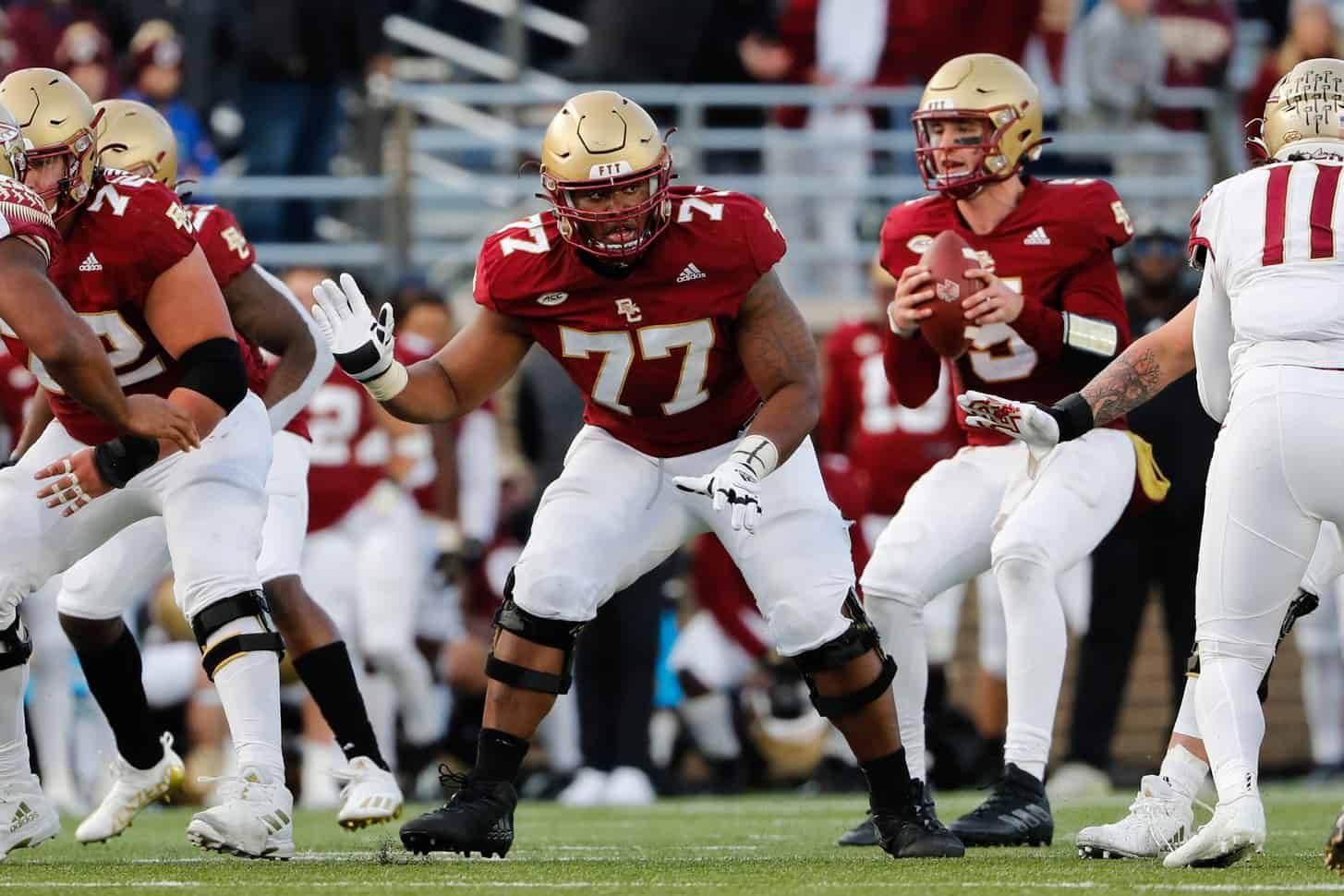 Boston College 2022 NFL Draft Scouting Reports include Zion Johnson, Trae Barry, and Brandon ...