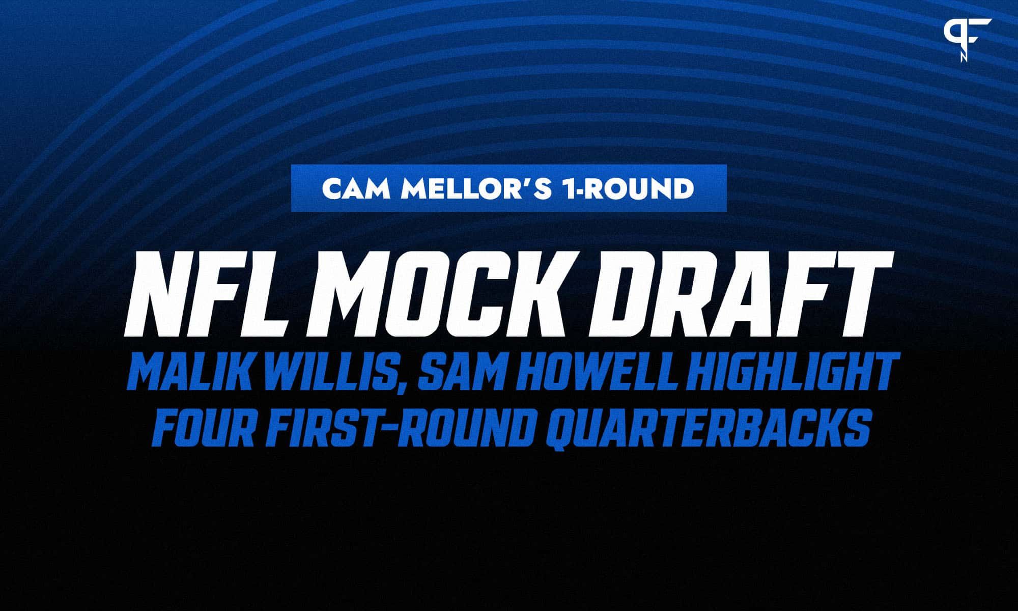 1-Round 2022 NFL Mock Draft: Do the Falcons target Matt Ryan's ...
