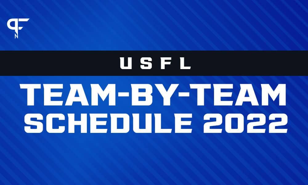 USFL Team-by-Team Schedule 2022: When does the USFL start?
