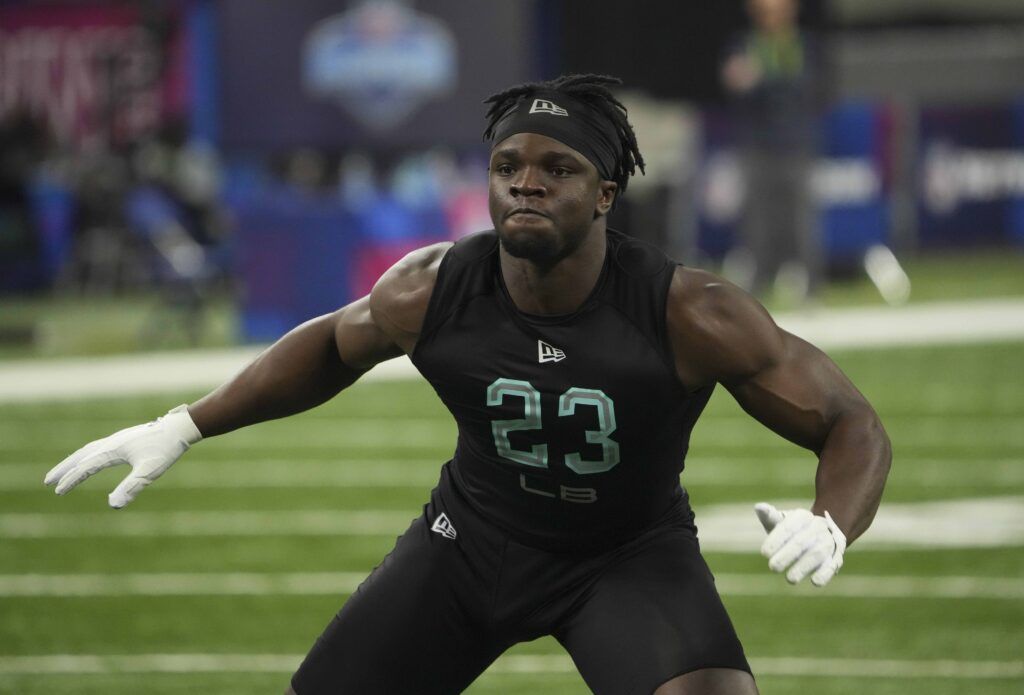 NFL Draft Projections: Boye Mafe's landing spots include Chiefs ...