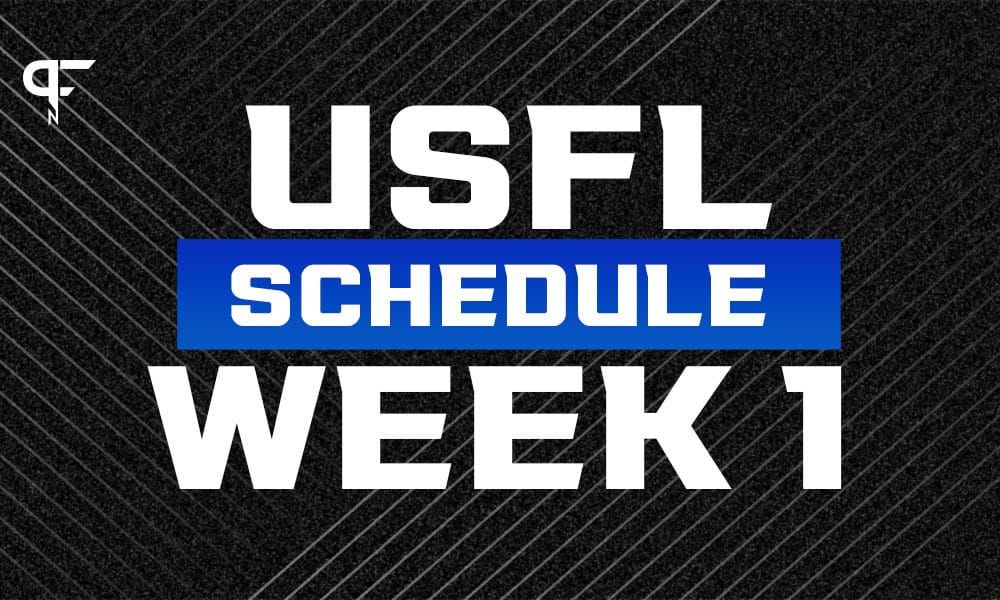USFL Week 1 Schedule 2022: Matchups, how to watch, live streams, odds ...