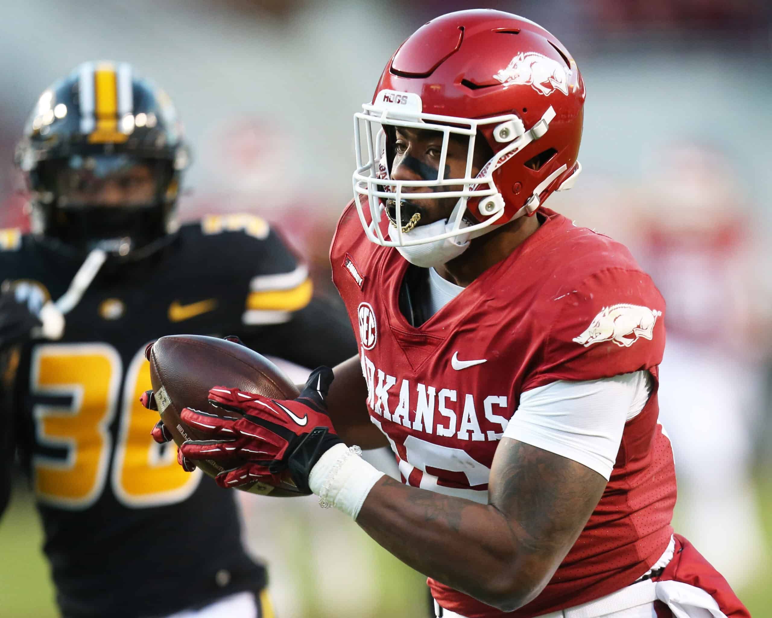 NFL Draft News: Arkansas WR Treylon Burks' has pre-draft visits ...