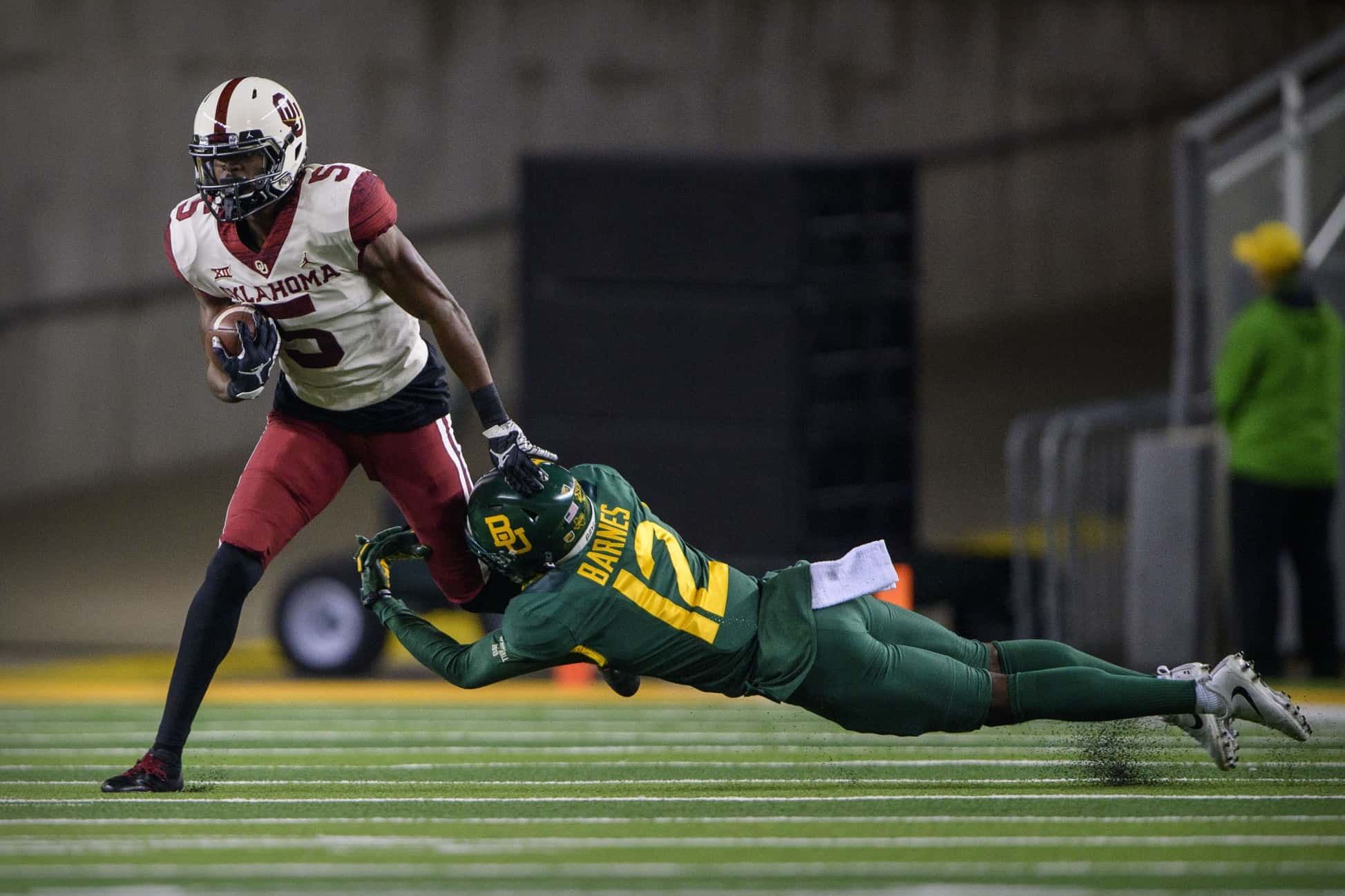 Speedy Baylor corner Kalon "Boogie" Barnes visiting Seahawks, Raiders ...