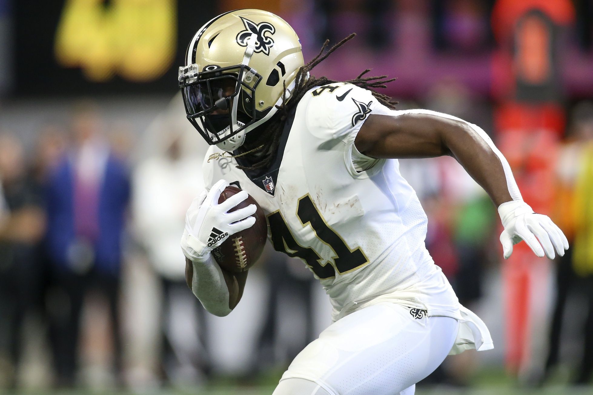 Is Alvin Kamara playing today vs. the Panthers?