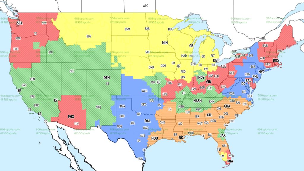 NFL Coverage Map Week 3: TV schedule for FOX, CBS broadcasts