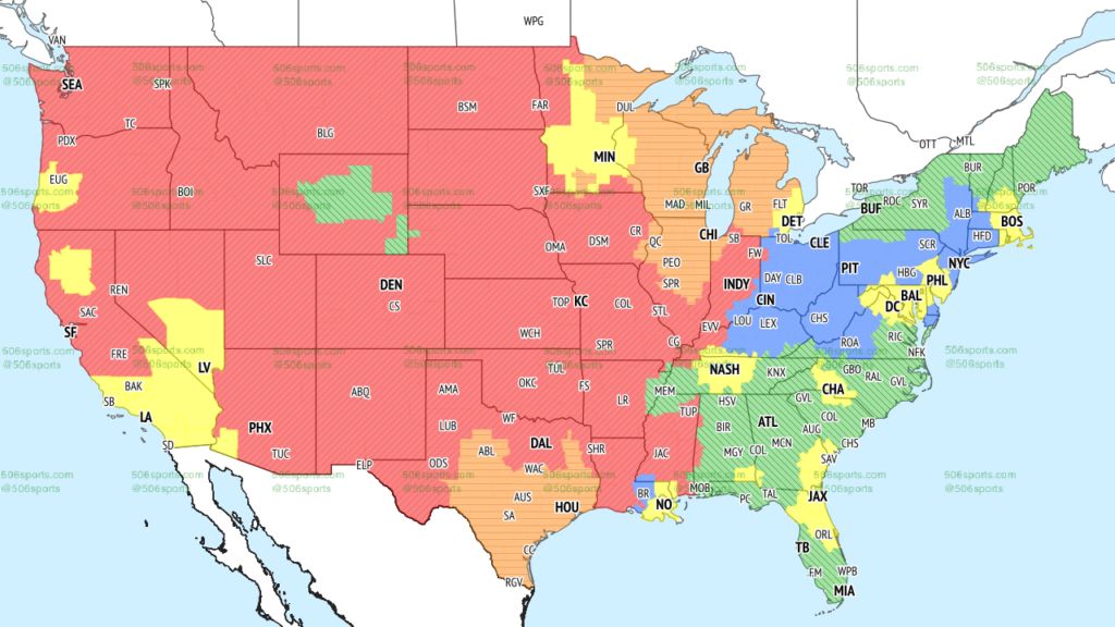 NFL Coverage Map Week 3: TV schedule for FOX, CBS broadcasts