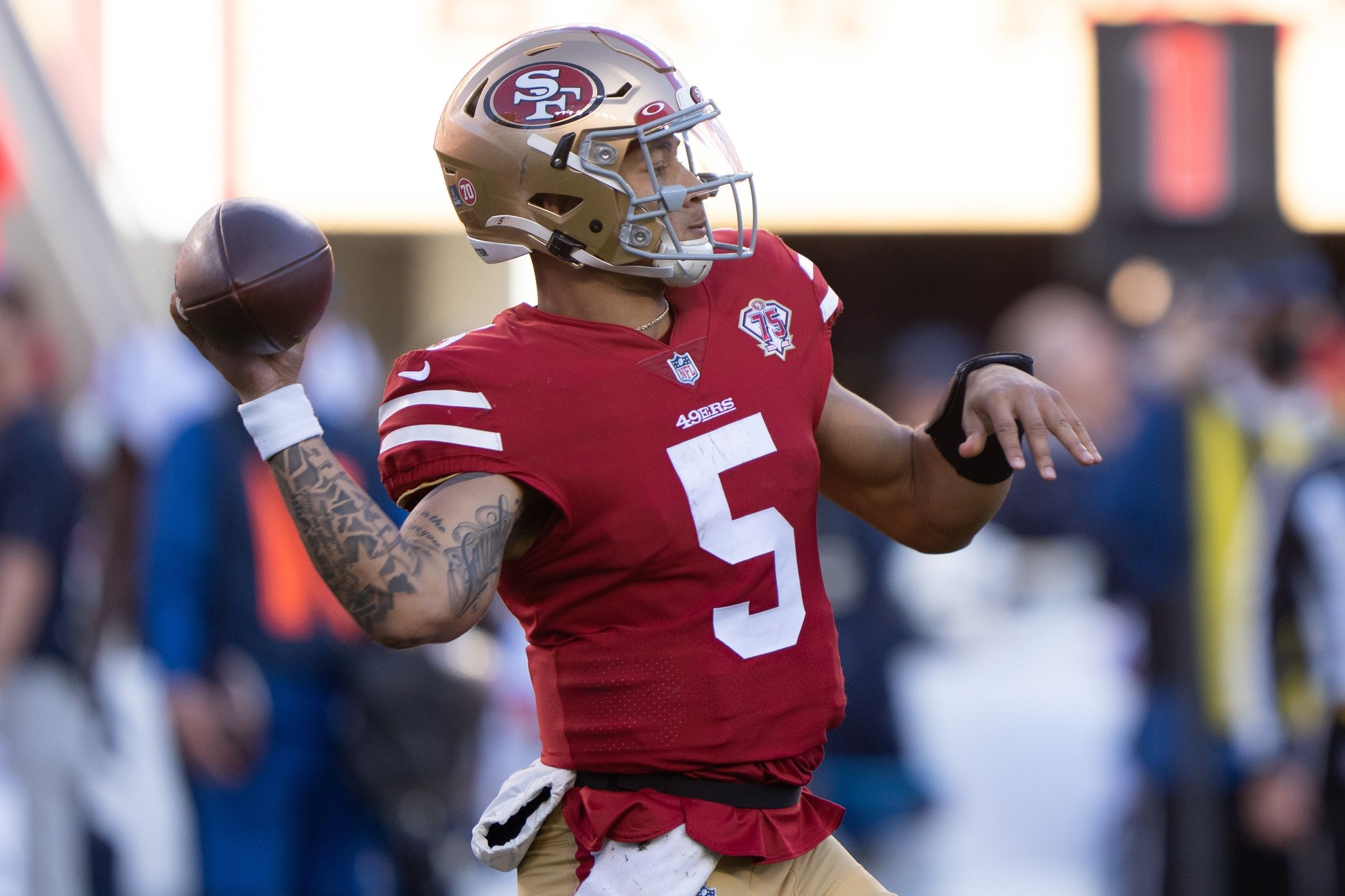 NFL Week 1 Underdog Pick’ems: See how Trey Lance, Elijah Mitchell, and Cole Kmet fit into a ...