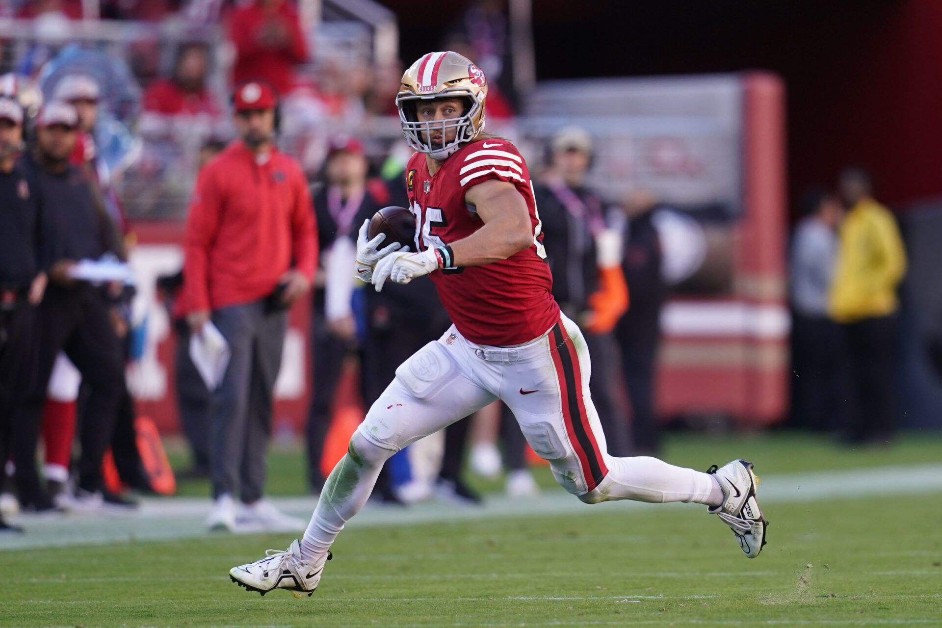 49ers vs. Rams Player Props: Christian McCaffrey, George Kittle, and ...