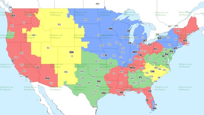 NFL Coverage Map Week 12: TV Schedule for CBS, FOX Broadcasts