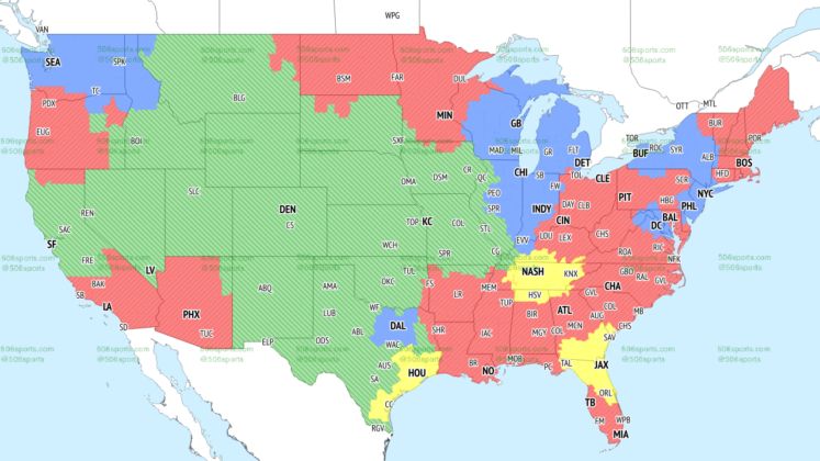NFL Coverage Map Week 17: TV Schedule for CBS, FOX Broadcasts