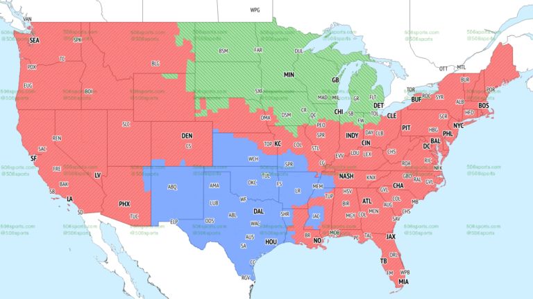 NFL Coverage Map Week 14: TV Schedule for CBS, FOX Broadcasts