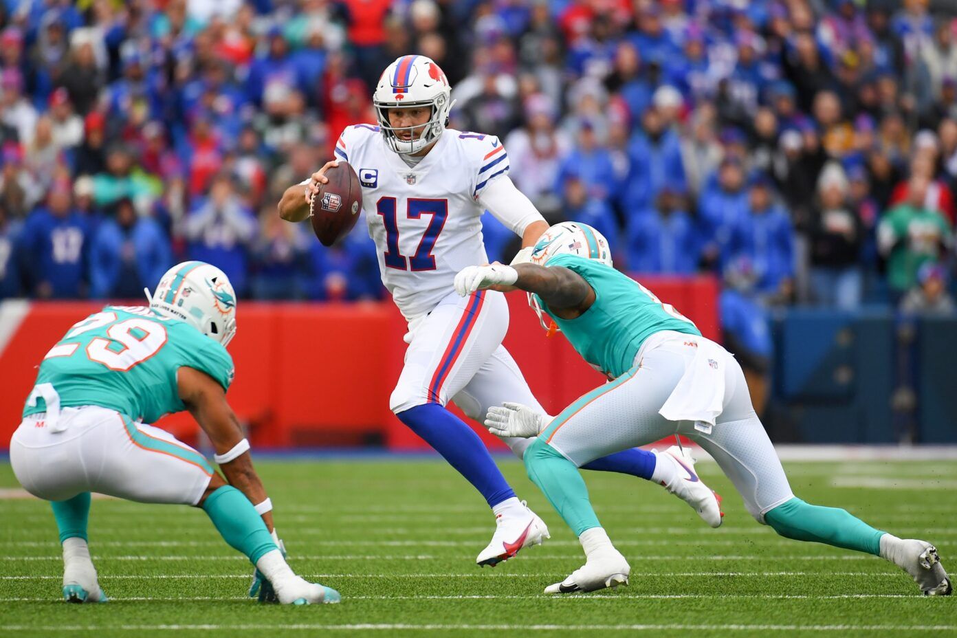 Bills vs. Dolphins Wild Card Round DFS Picks: Lineup Includes Josh Allen, Gabe Davis, and ...