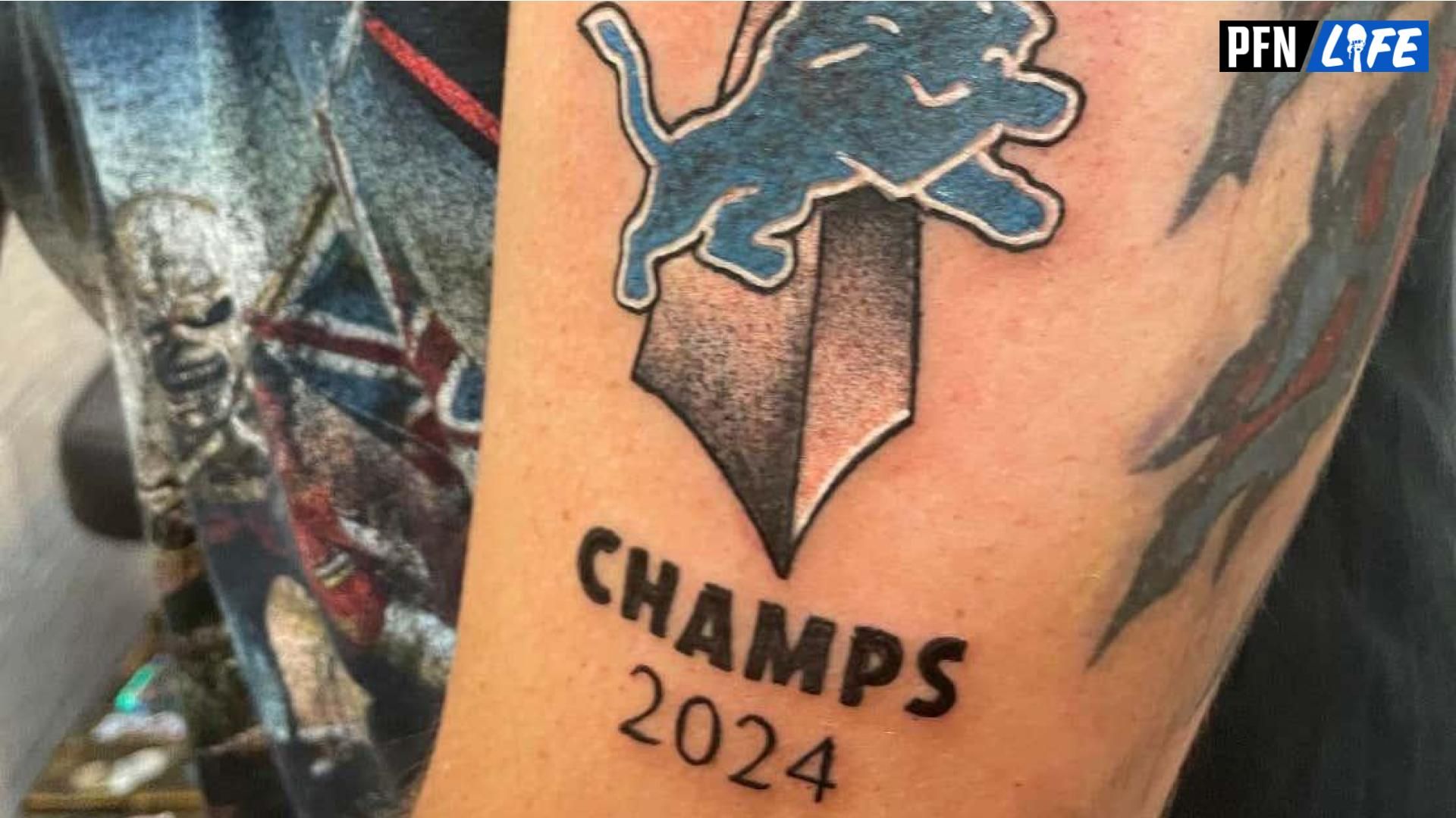 Detroit Fan Tattoos