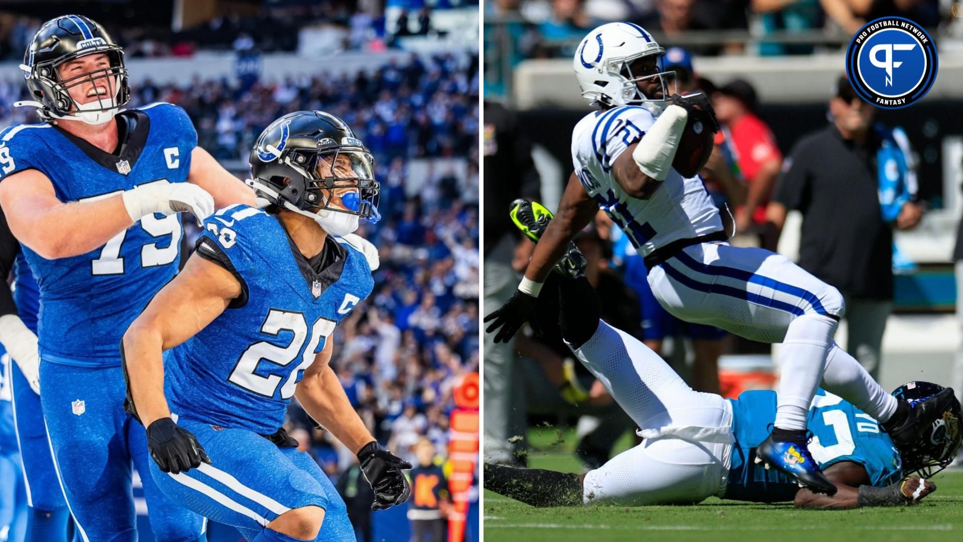 Should You Start Jonathan Taylor or Zack Moss in Fantasy Football Week 9?