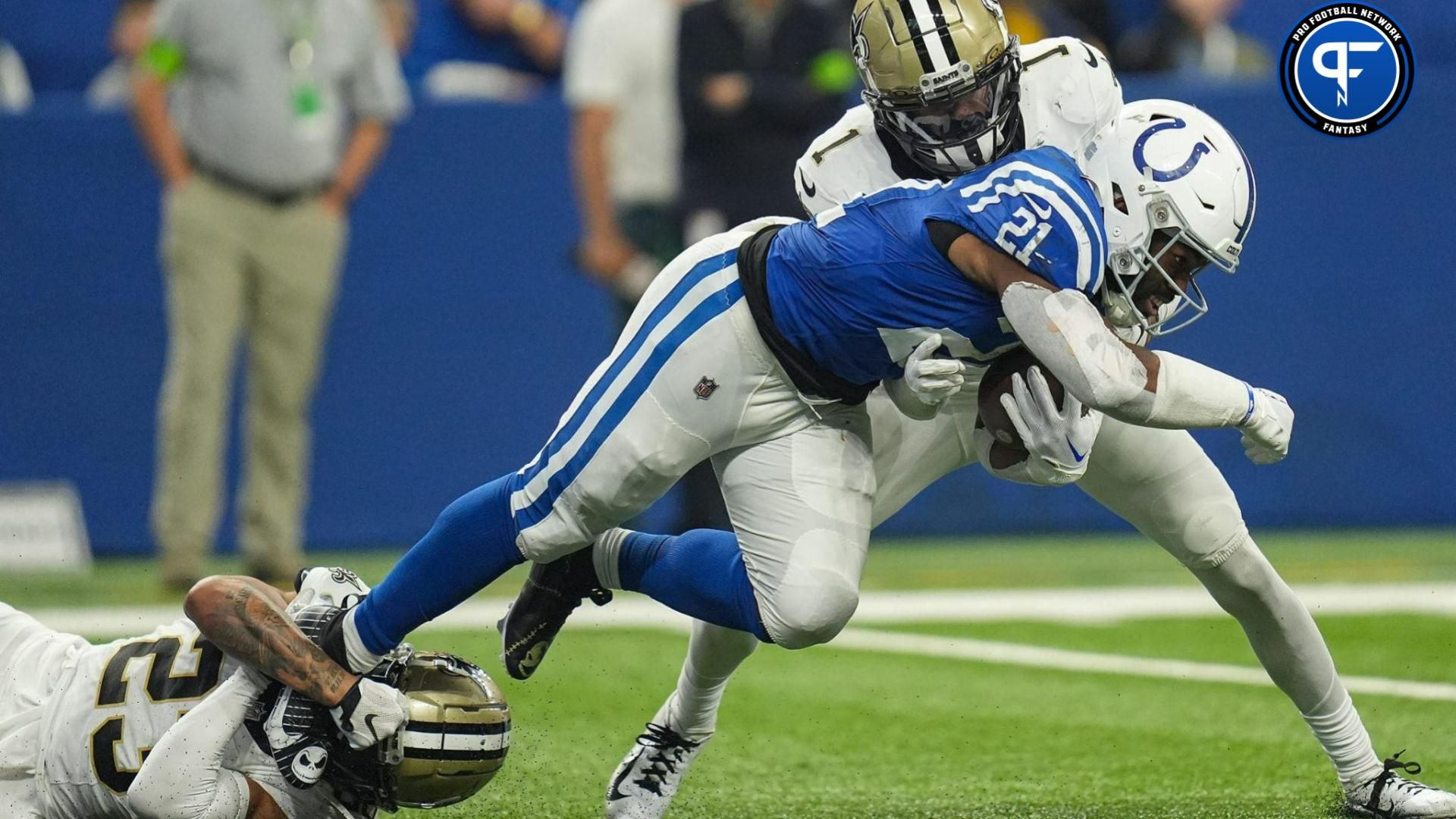 Should You Start Jonathan Taylor or Zack Moss in Fantasy Football Week 9?