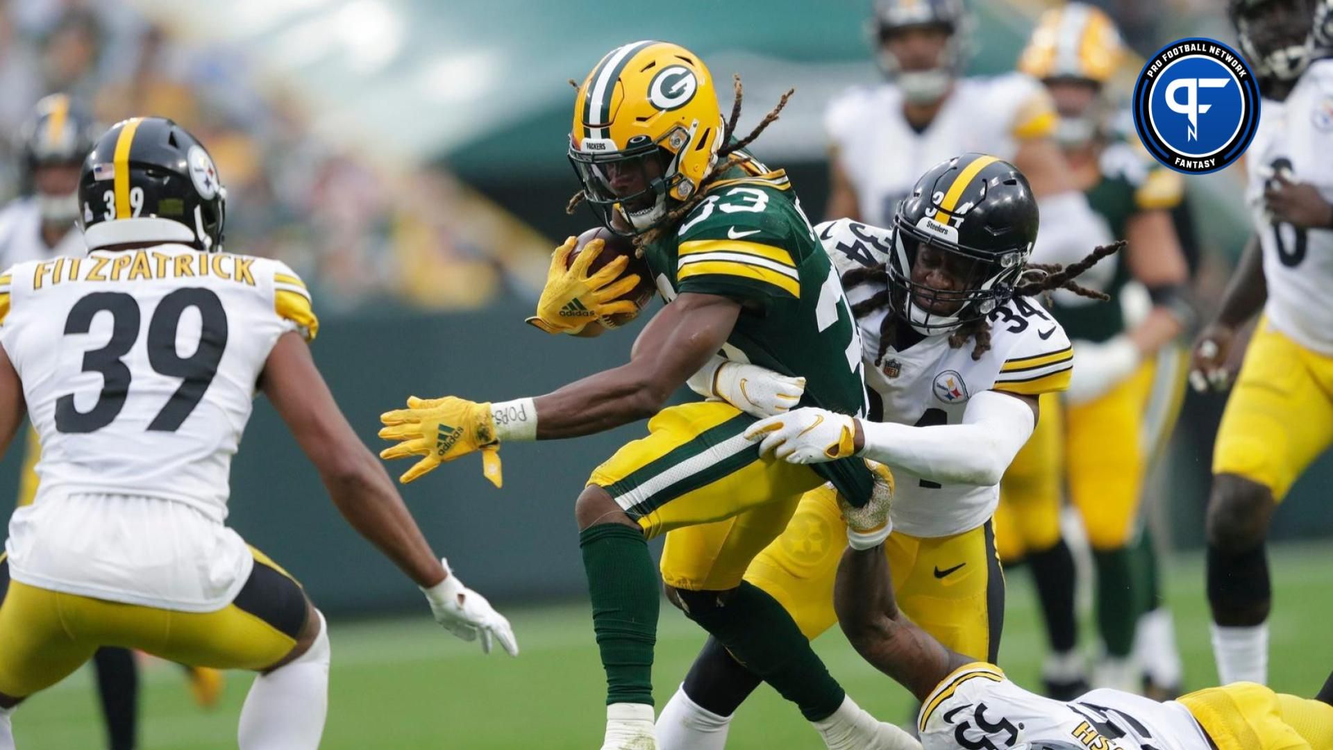Should You Start Aaron Jones or AJ Dillon in Fantasy Football Week 10?