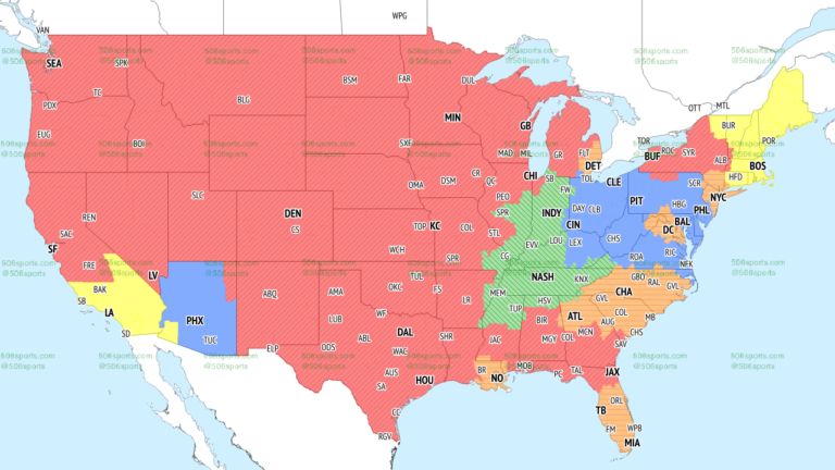 NFL Coverage Map Week 13: TV Schedule for FOX, CBS Broadcasts