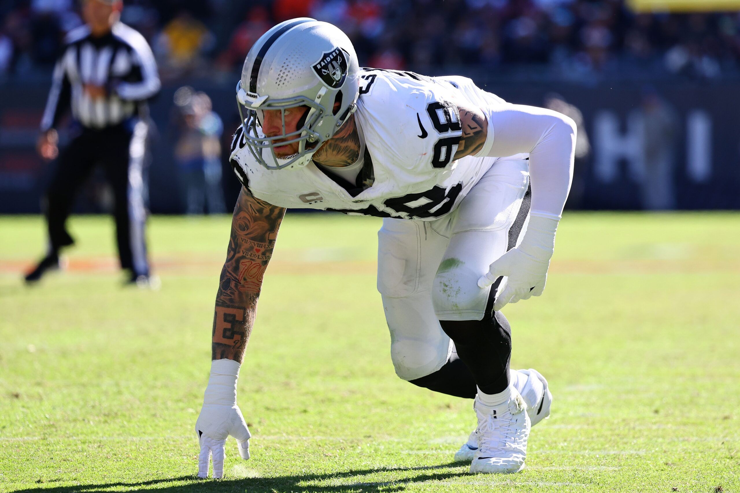 Maxx Crosby's Tattoos Explained: A Look at the Raiders DE's Homage to ...