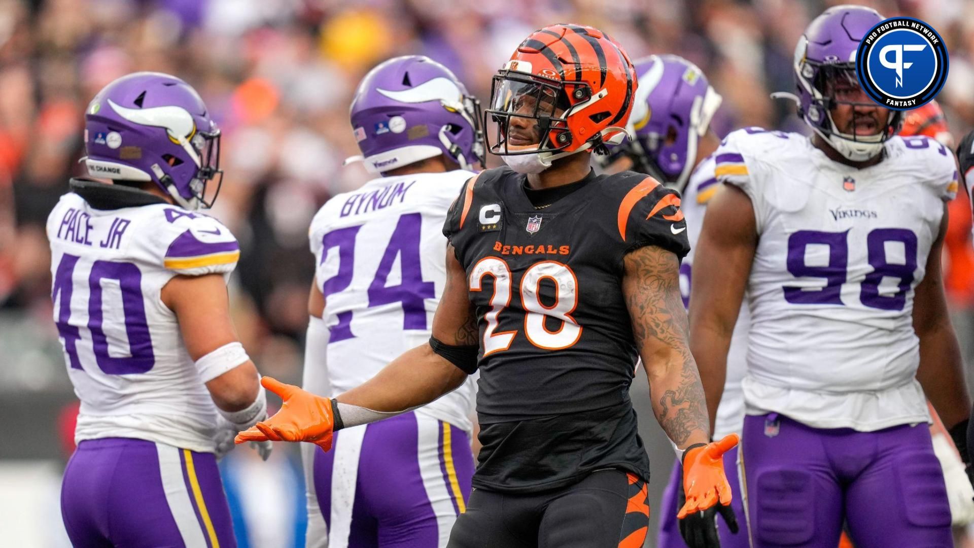 Joe Mixon and Chase Brown Start/Sit Week 16: Which Bengals RB Should ...