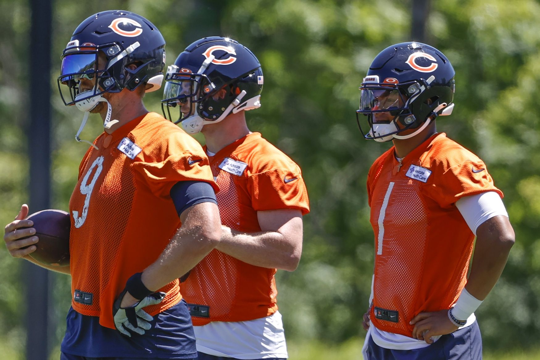 Bears’ 2021 QB Room With Justin Fields, Nick Foles, Andy Dalton ’F ...