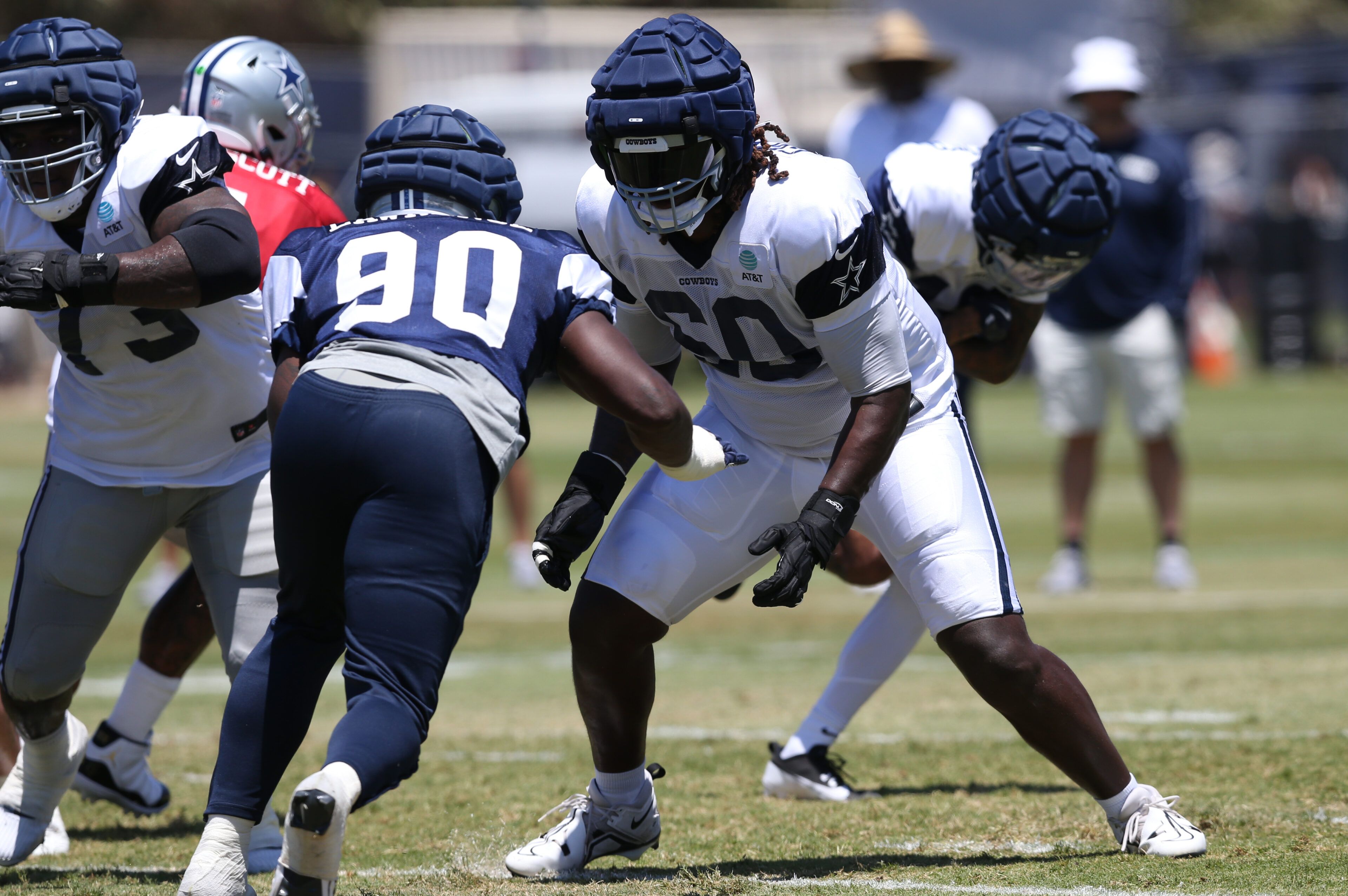Cowboys Rookie LT Tyler Guyton Impressed on Day 1 of Padded Practice ...