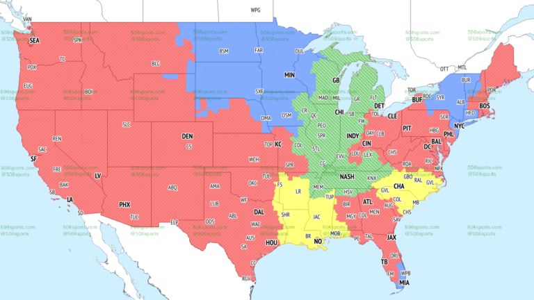 NFL Coverage Map Week 1: TV Schedule for FOX, CBS Broadcasts