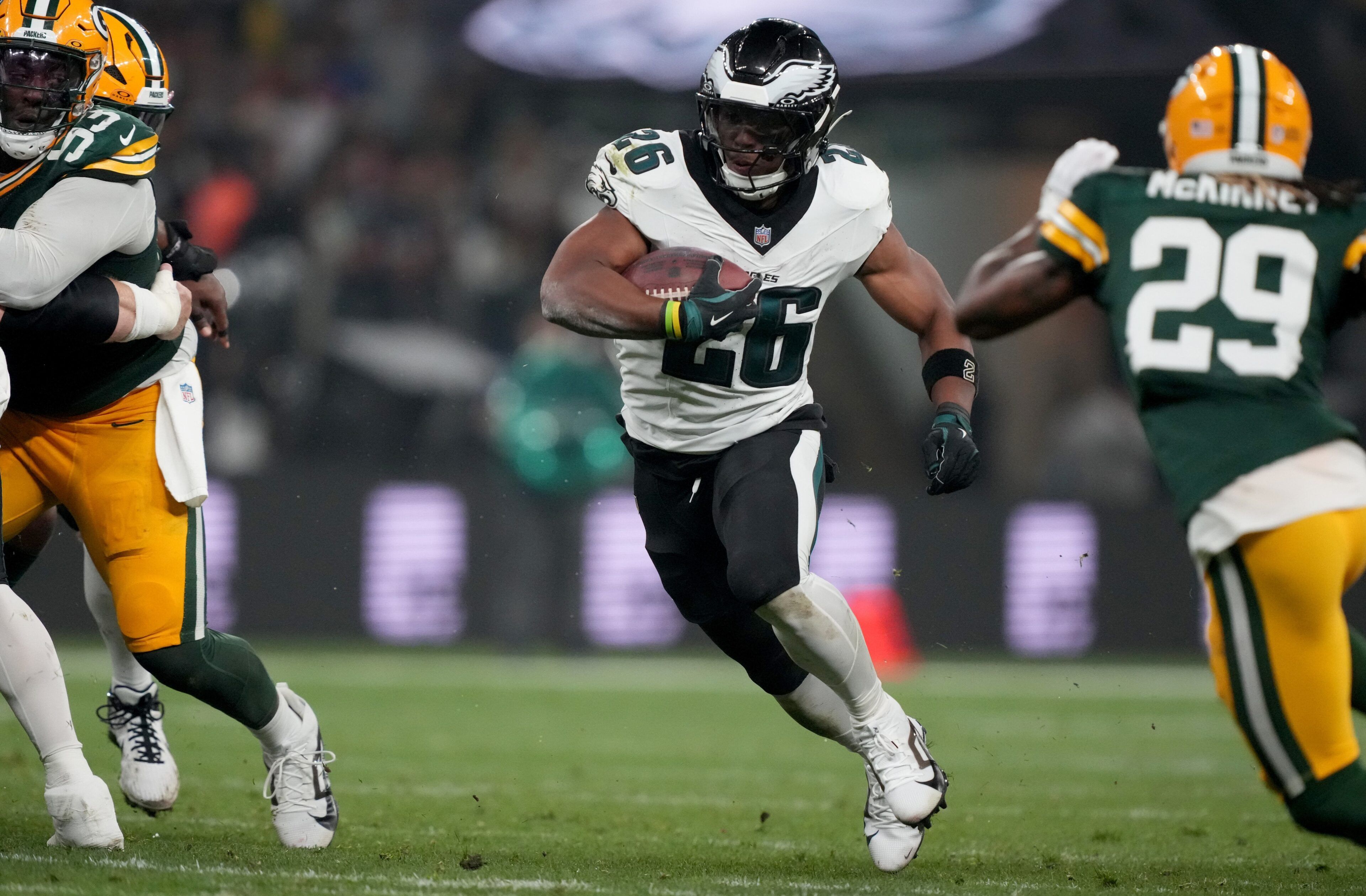 Why Did Eagles RB Saquon Barkley Sit Out the End of the First Half?