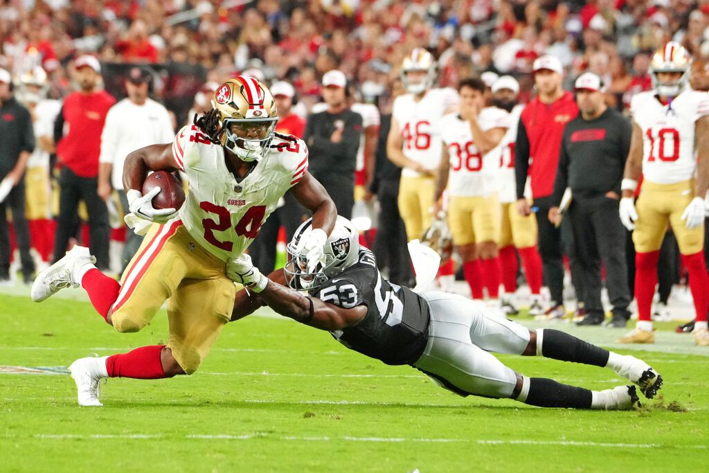 49ers RB Depth Chart: Jordan Mason, Isaac Guerendo Set To Take On a Bigger Role After Christian ...