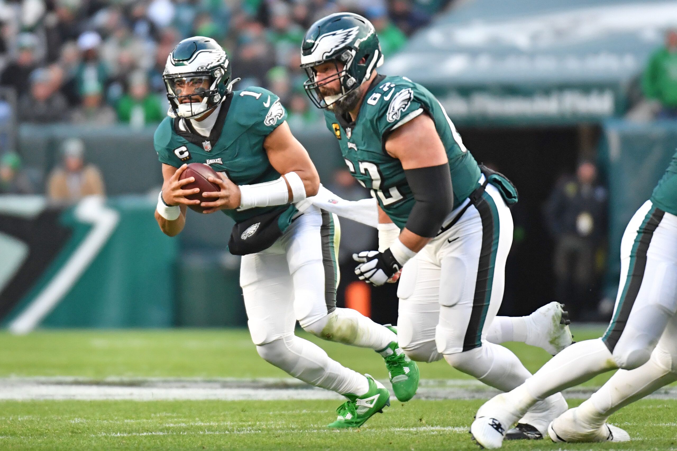 Former Eagles Teammates Jason Kelce, Jalen Hurts Share Heartwarming ...