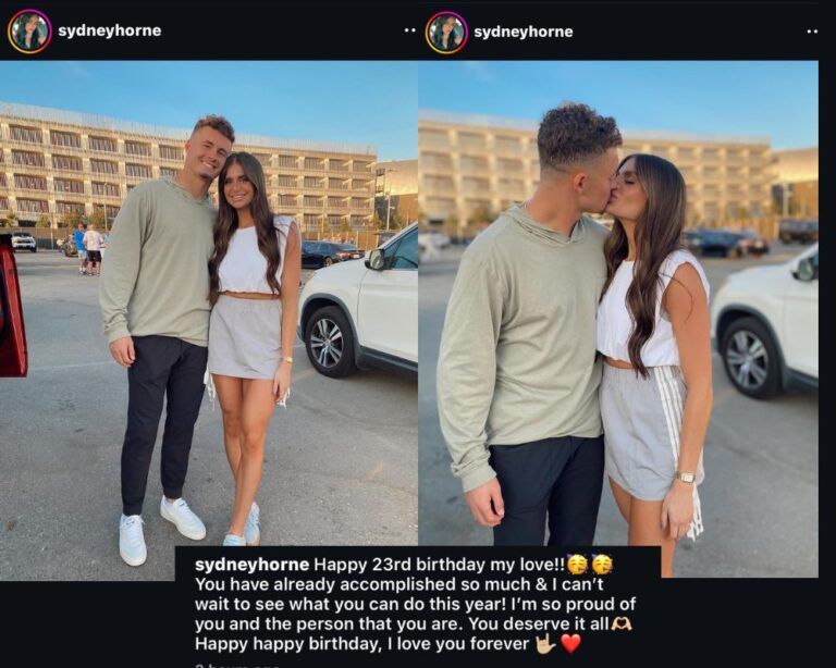 Ladd McConkey’s Girlfriend Sydney Horne Pens Heartfelt Note for ...