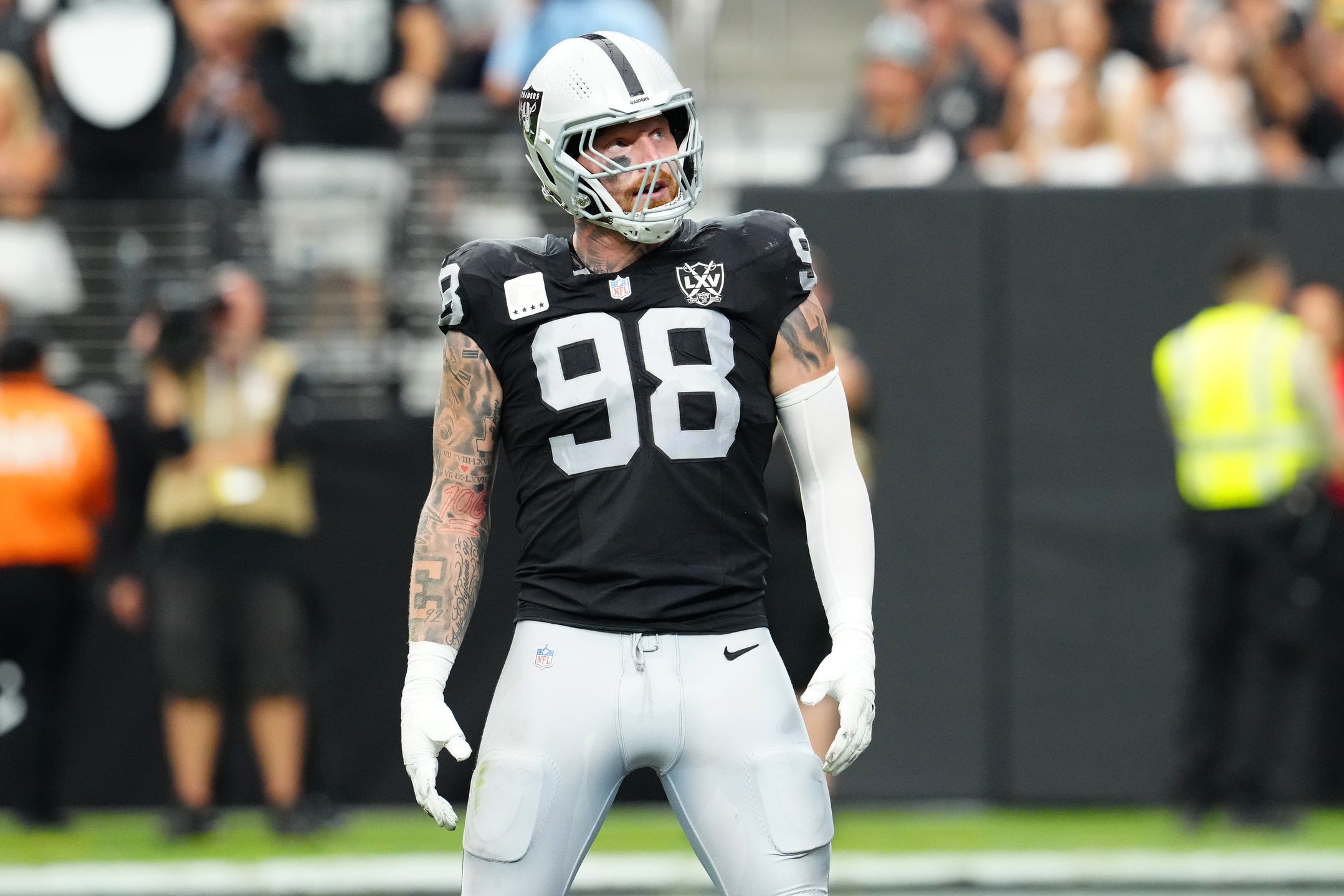 Raiders Star Maxx Crosby Shares 3-Word Reaction to Packers RB Josh ...