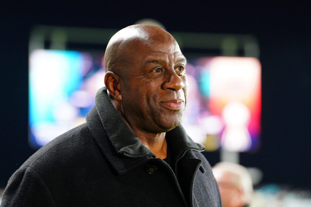 Commanders Minority Owner Magic Johnson Celebrates Washington's First ...