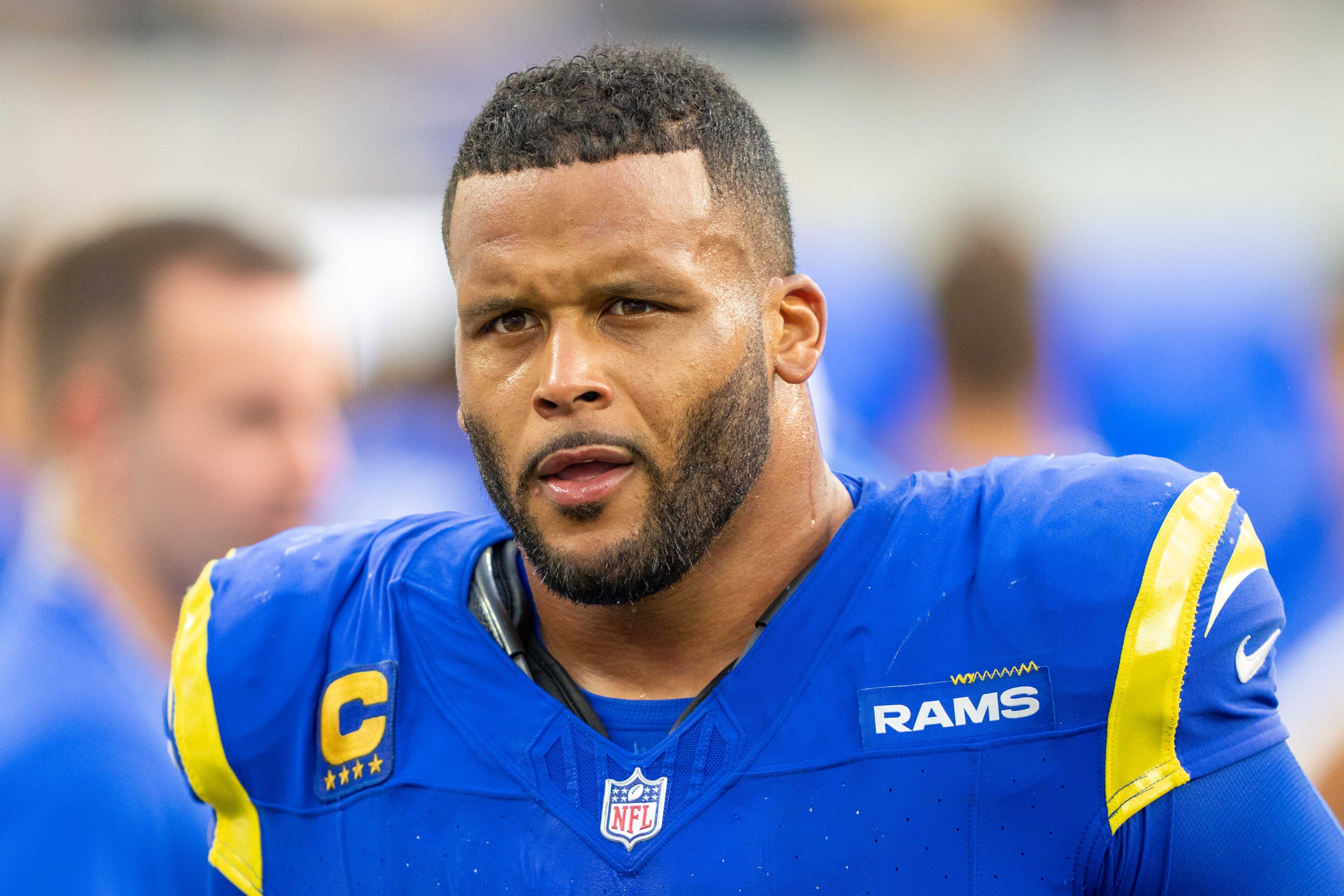 Rams Legend Aaron Donald Attends Los Angeles’ Playoff Win, Reigniting ...