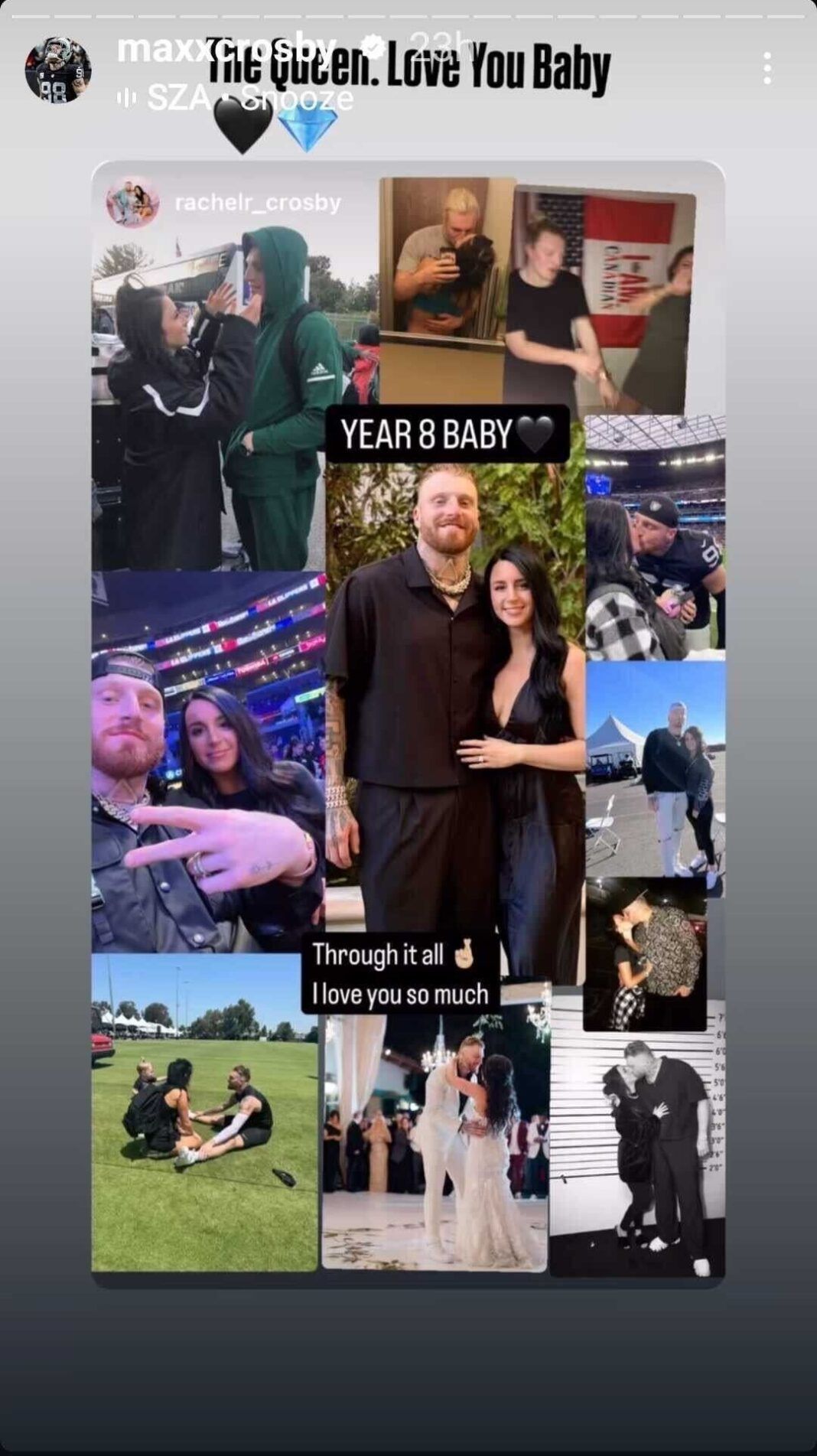 Raiders Star Maxx Crosby Sends Heartwarming 5-Word Message to Wife ...