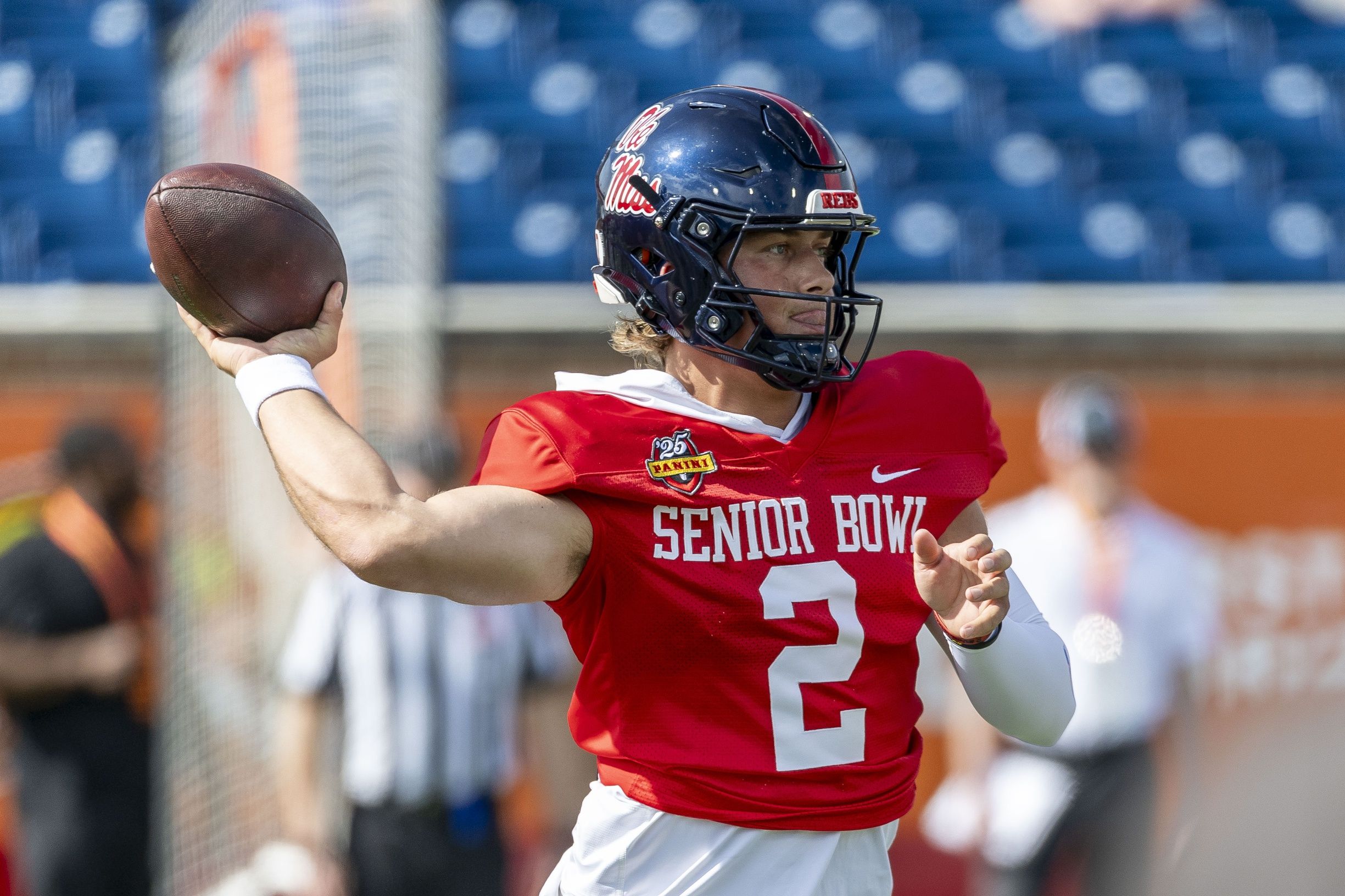 Jaxson Dart's Stock Is Rising After Impressive Senior Bowl Practices Jaxson Dart's Stock Is Rising After Impressive Senior Bowl Practices