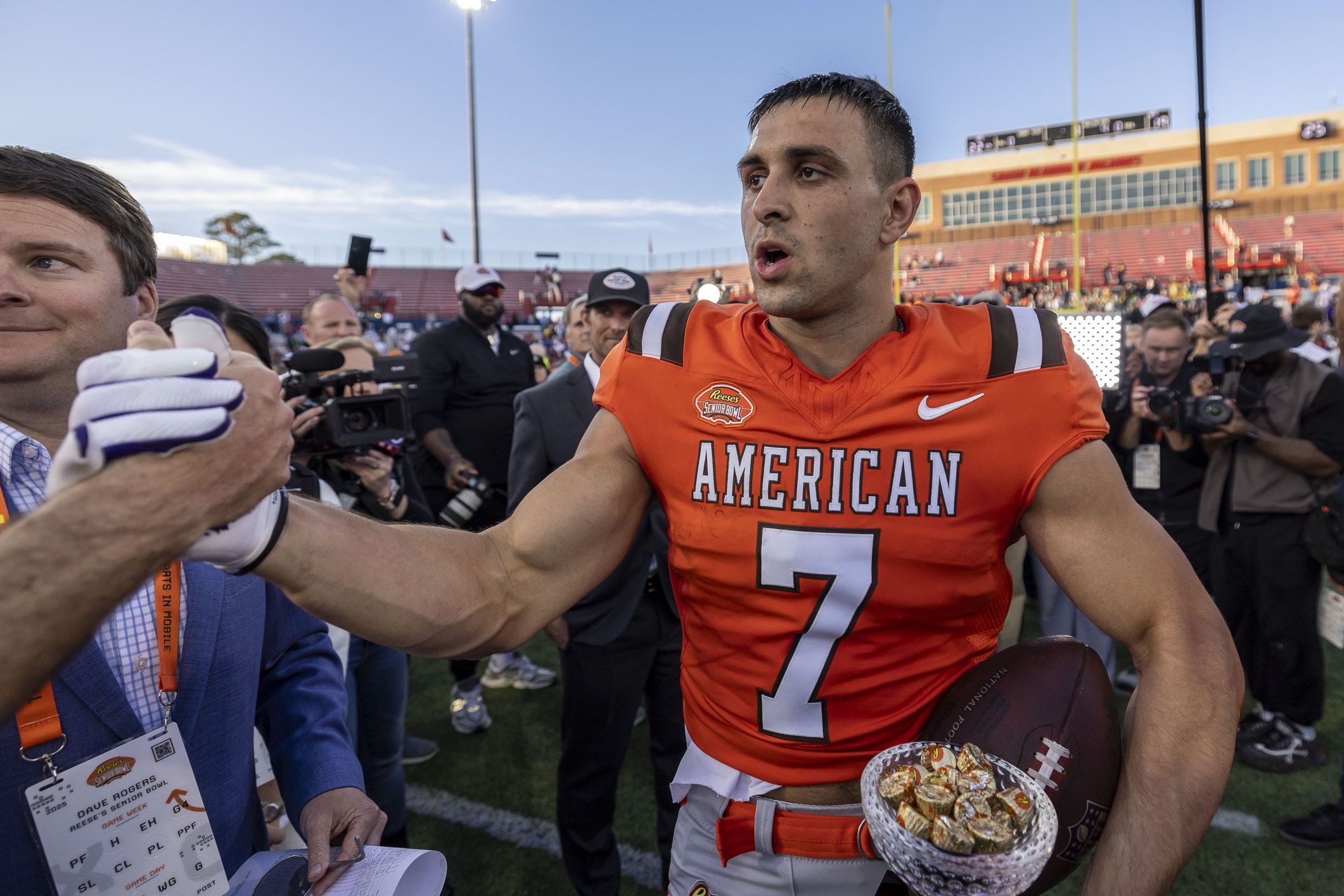 Jack Bech Scores Unbelievably Emotional TD To Win Senior Bowl a Month ...