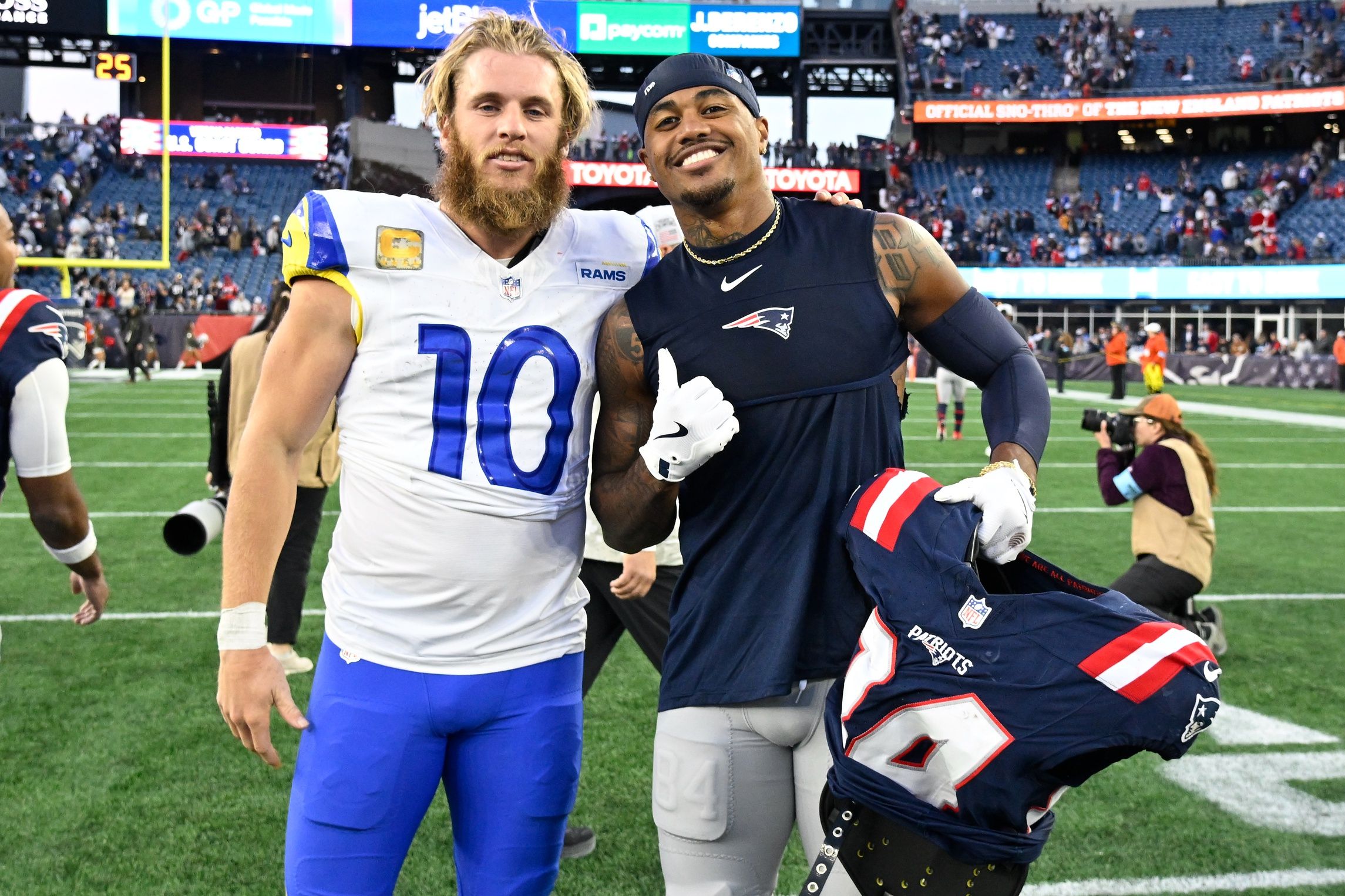 Patriots WR Kendrick Bourne Gives 5-Word Recruiting Pitch to Cooper ...